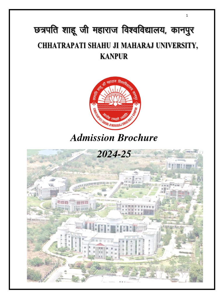 Admission Brochure 2024 25 | PDF | Academic Degree | Bachelor's Degree