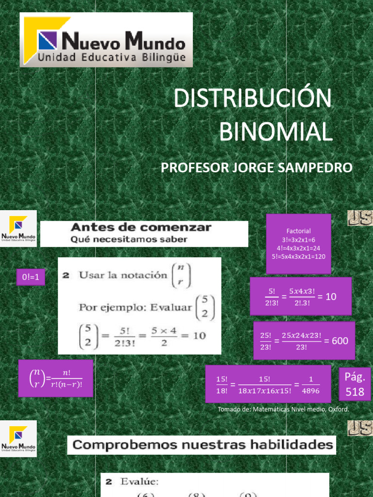 Distribución Binomial 2021 | PDF | Matemáticas Aplicadas | Teoría estadística