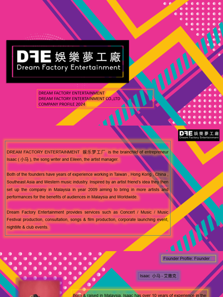 Dream Factory Entertainment Overview | PDF