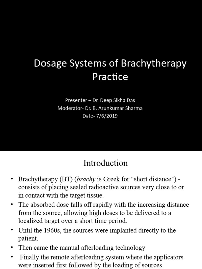 brachy-1 | PDF | Nuclear Physics | Medical Physics