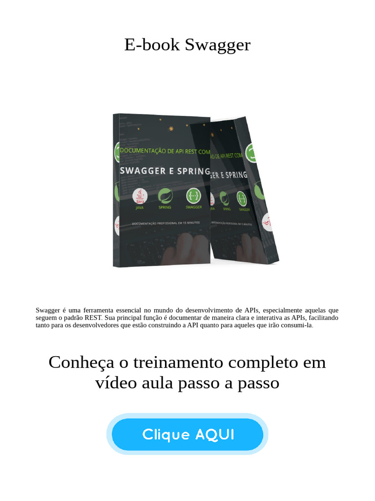 Ebook Documentacao de Api Com Swagger | PDF | Interface de usuário ...