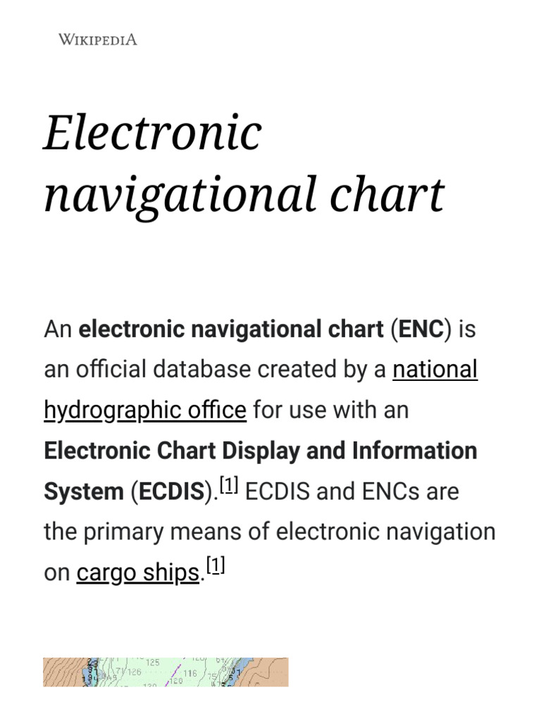 Electronic Navigational Chart | PDF | Navigation