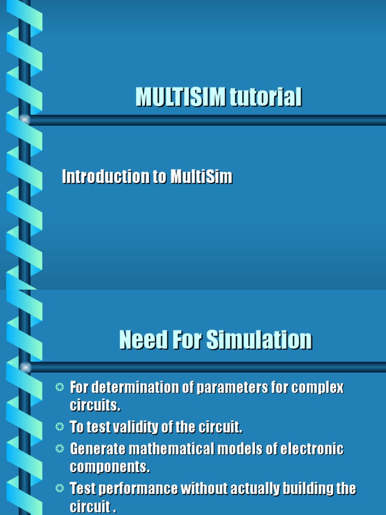 Multisim Tutorial Pdf Electrical Network Bipolar Junction Transistor