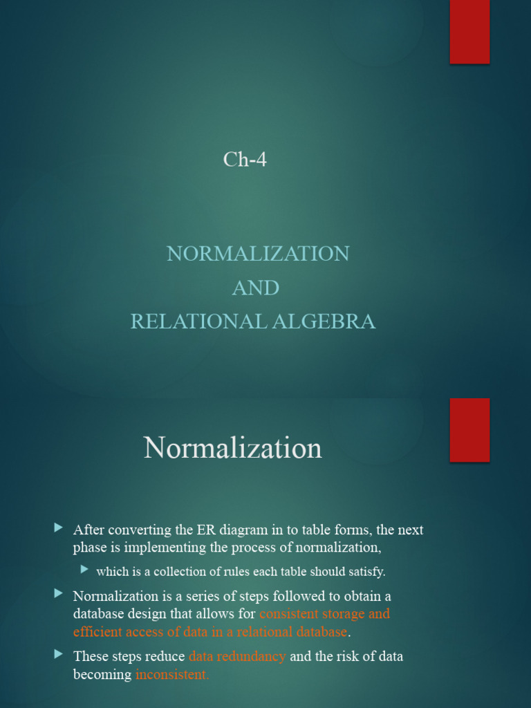ch4 Slide | Download Free PDF | Relational Model | Data Management Software