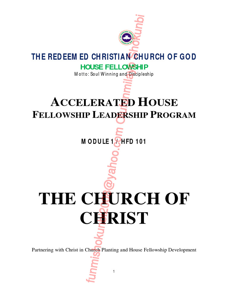 House Fellowship Leadership Program | PDF | Bible | Jesus