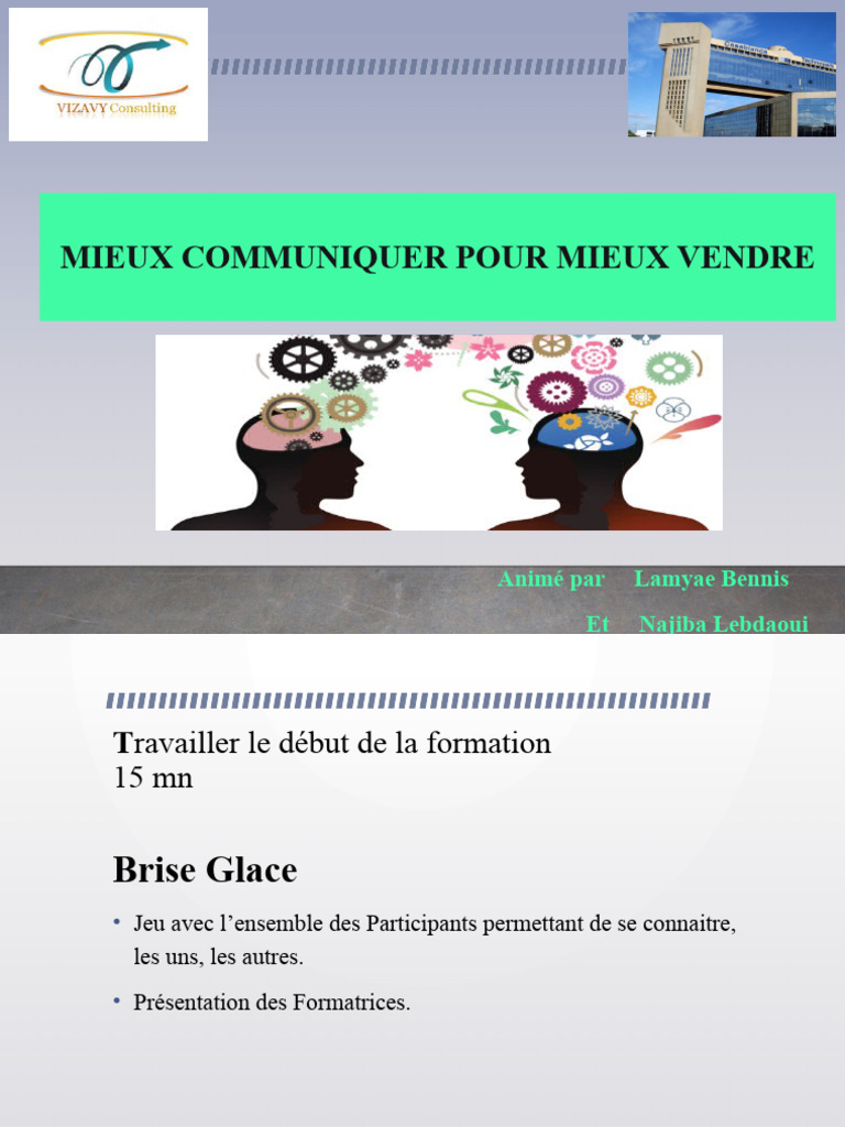 Mieux Communiquer Pour Mieux Vendre (3 | PDF | la communication | Communication non verbale