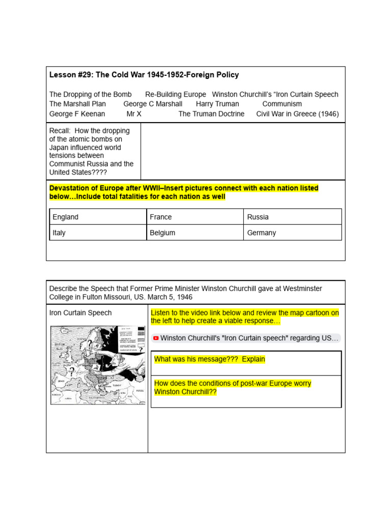 Cold War Foreign Policy: 1945-1952 Insights | PDF | Politics | History