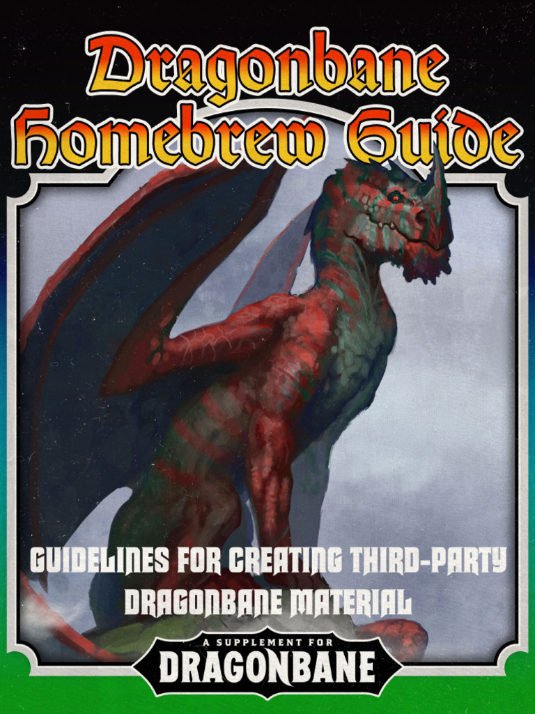 Dragonbane Homebrew Guide | PDF