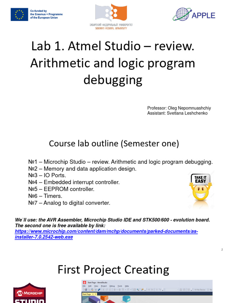 Lab 1 AS Review. Arithmetic and Logic Program Debugging | PDF | Microcontroller | Software ...