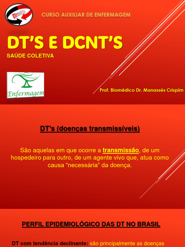 Aula 2 - Dt's e Dcnt's | Download grátis PDF | Doença não transmissível ...