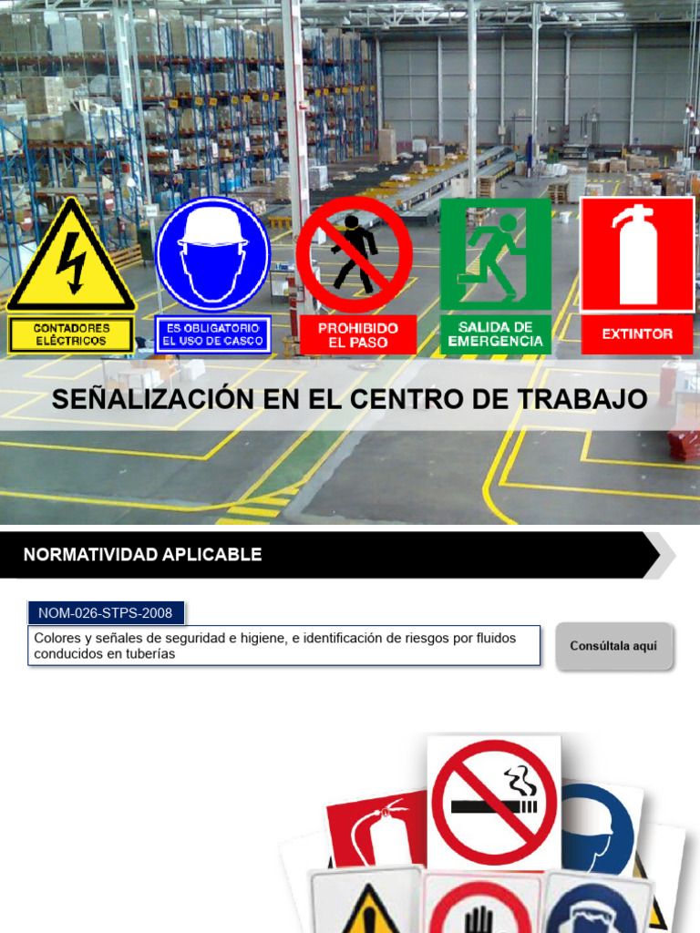 Señalización en Centros de Trabajo | PDF | Color