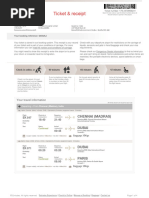 Emirates Ticket 1 | PDF | Airport | Aviation