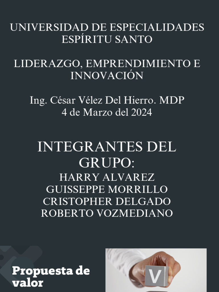 Entrega Final Del Proyecto | PDF | Enseñando | Iniciativa empresarial