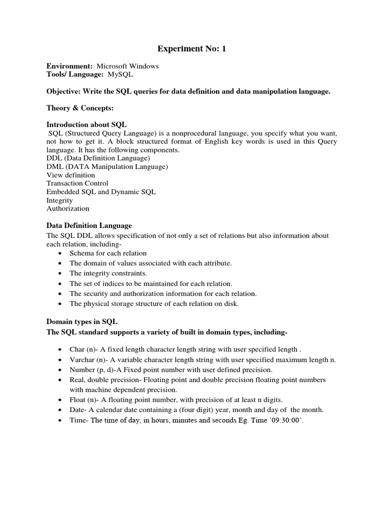 Theory Dbms | Download Free PDF | Sql | Table (Database)