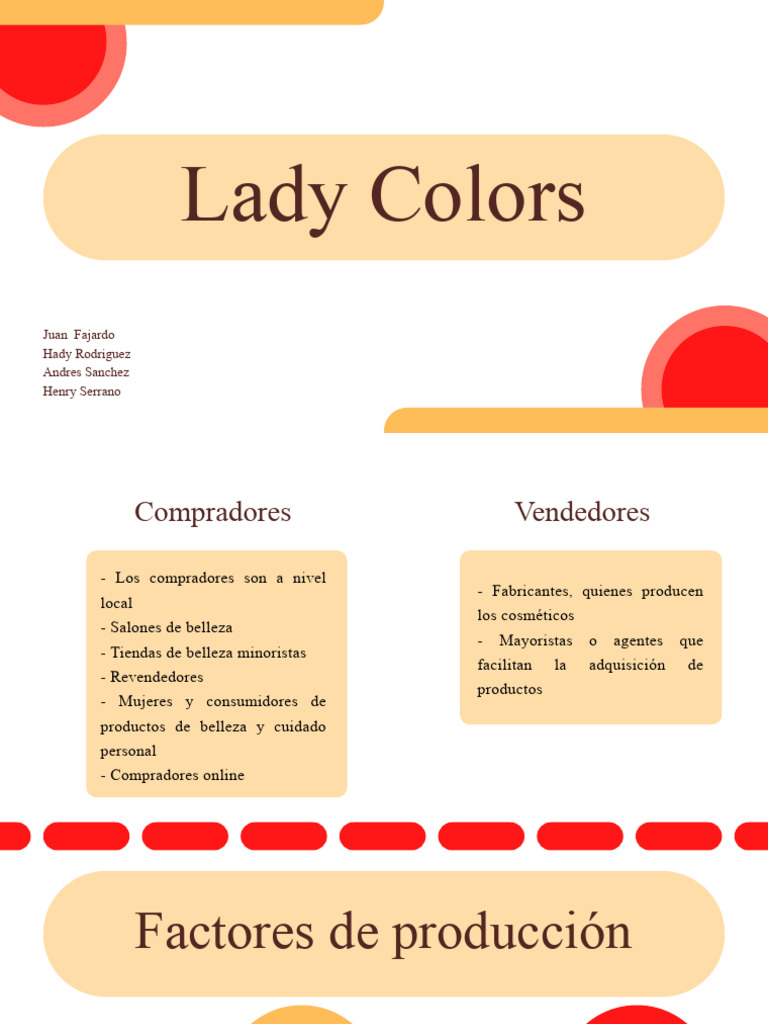 Lady Colors | PDF | Los consumidores | Al por menor