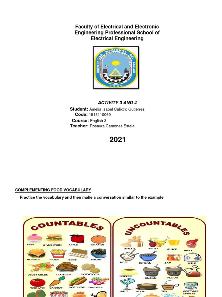 Understanding Food Vocabulary and Idioms | PDF | Foods | Cuisine