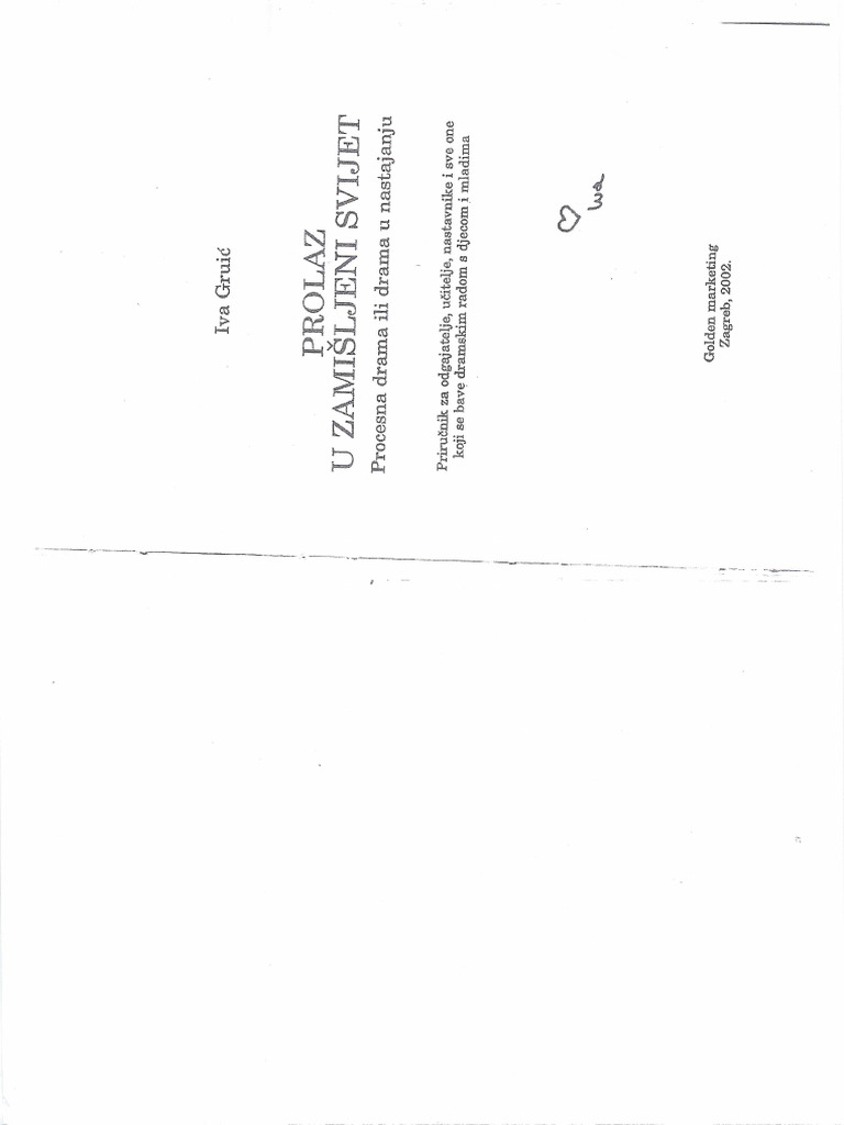 Priolaz U Zamisljeni Svijet - Iva Gruić | PDF