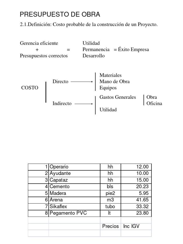 Costos y Presupuestos | PDF | Presupuesto | Economias