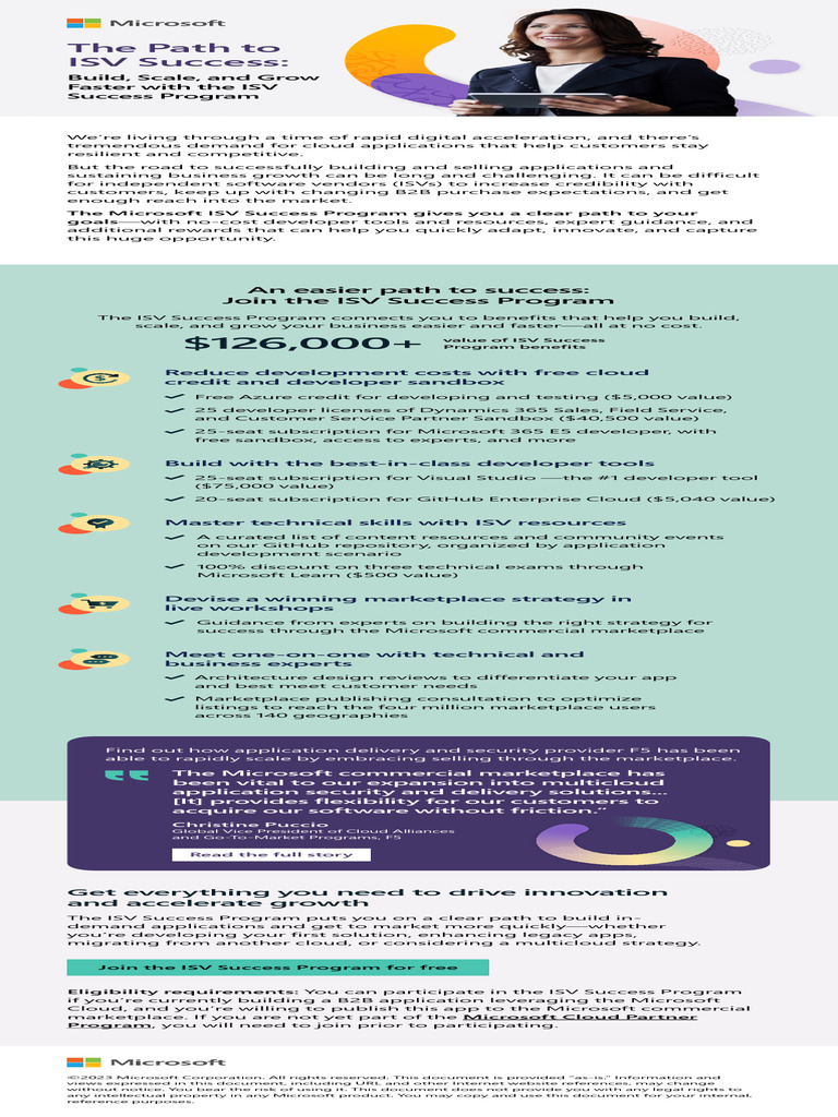 originalMS ISV FY23 | PDF | Cloud Computing | Microsoft