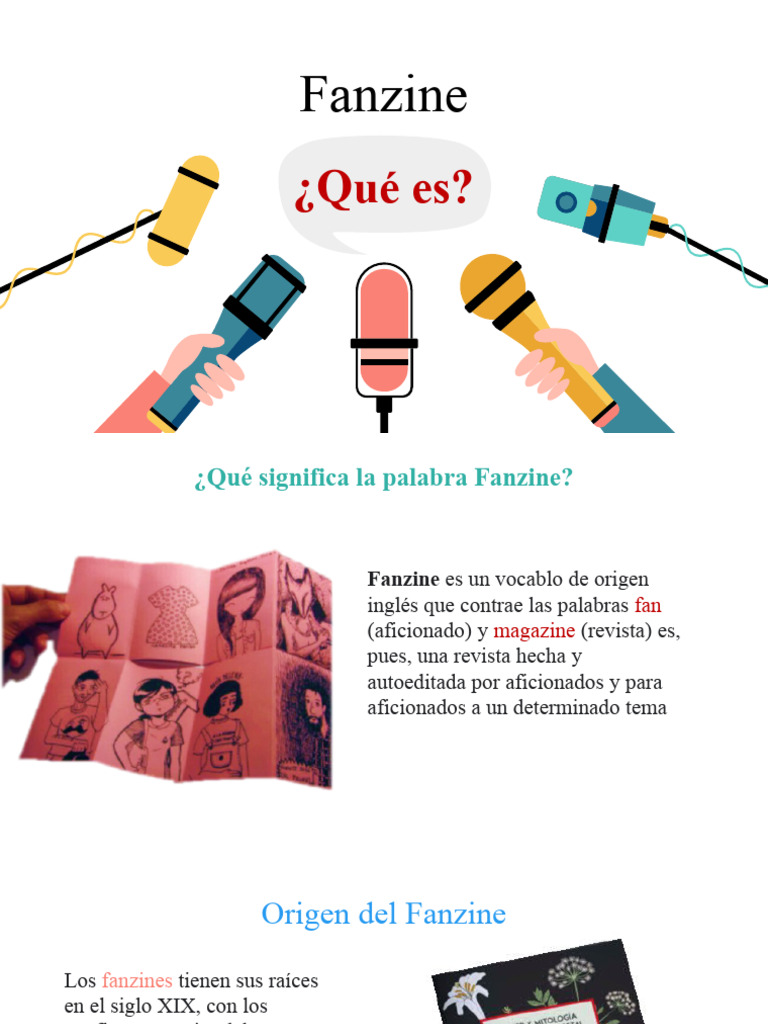 Definición y características del fanzine | PDF | Revistas | Cómics