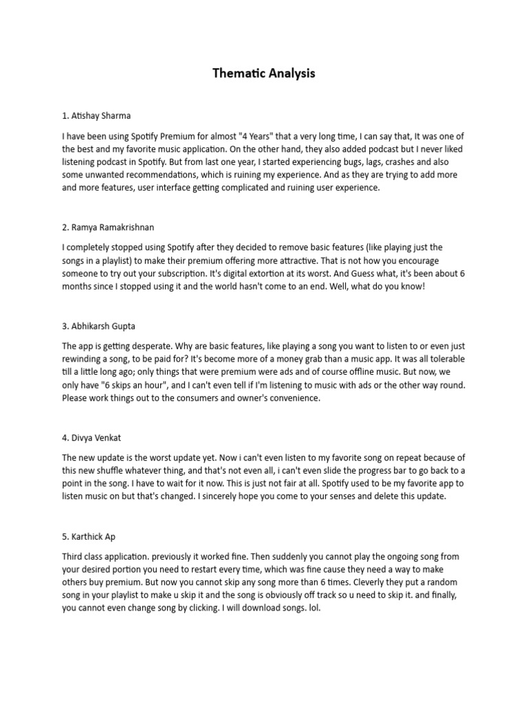 Thematic | Download Free PDF | Spotify | Software