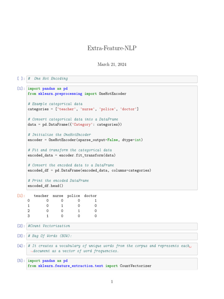 Extra Feature NLP | Download Free PDF | Cognitive Science | Linguistics