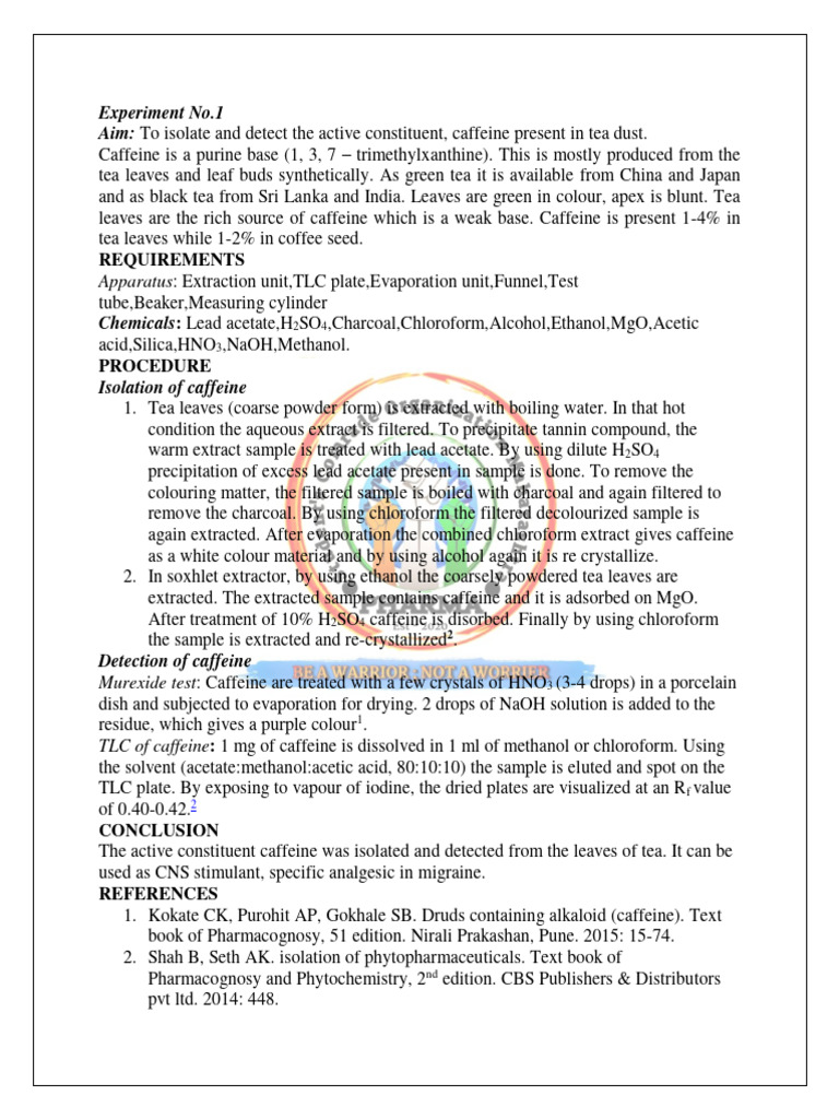 Pharmacognosy 2 Practicals | PDF | Leaf | Coriander