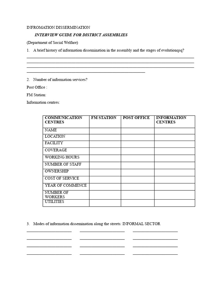 Information Dissemination Guide | PDF | Internet | Information