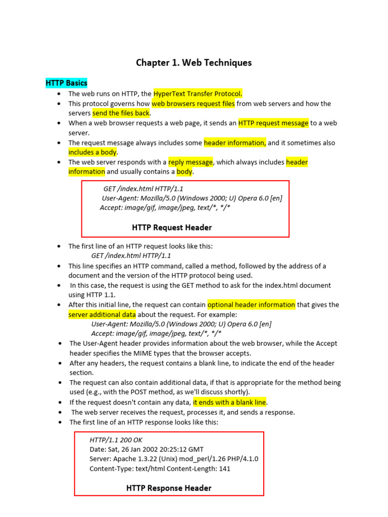 HTTP Headers | PDF | World Wide Web | Internet & Web