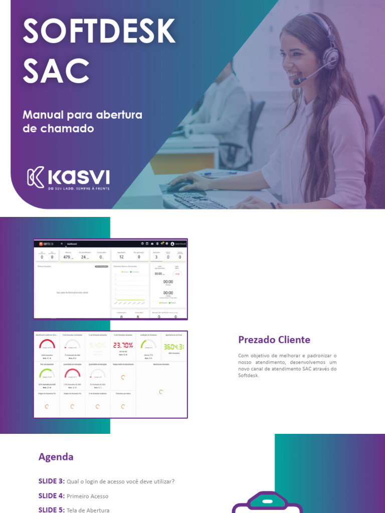 Passo A Passo SOFTDESK - Apresentação Kasvi | PDF | Fazer login ...
