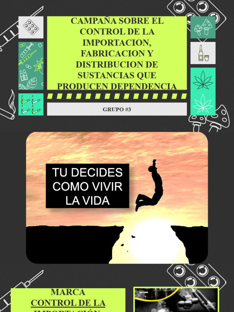 Sustancias Que Producen Dependencia | PDF | La dependencia de sustancias | Comercio ilegal de drogas