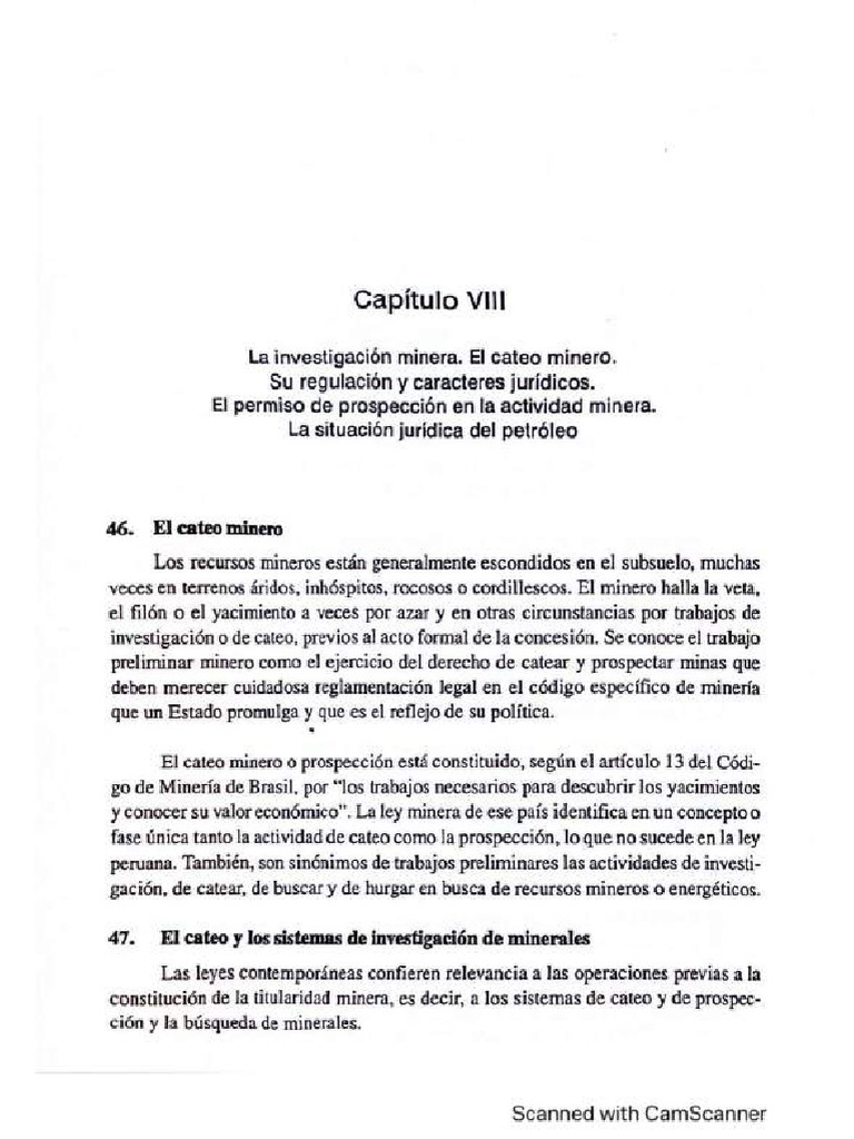 Regulación del Cateo Minero en Brasil | PDF | Minería | Ciencias de la ...