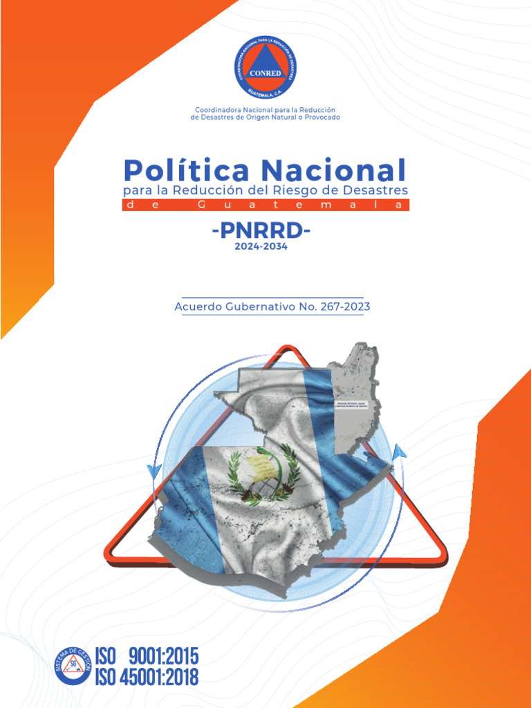 Politica CONRED | PDF | Guatemala | Reducción de Desastres