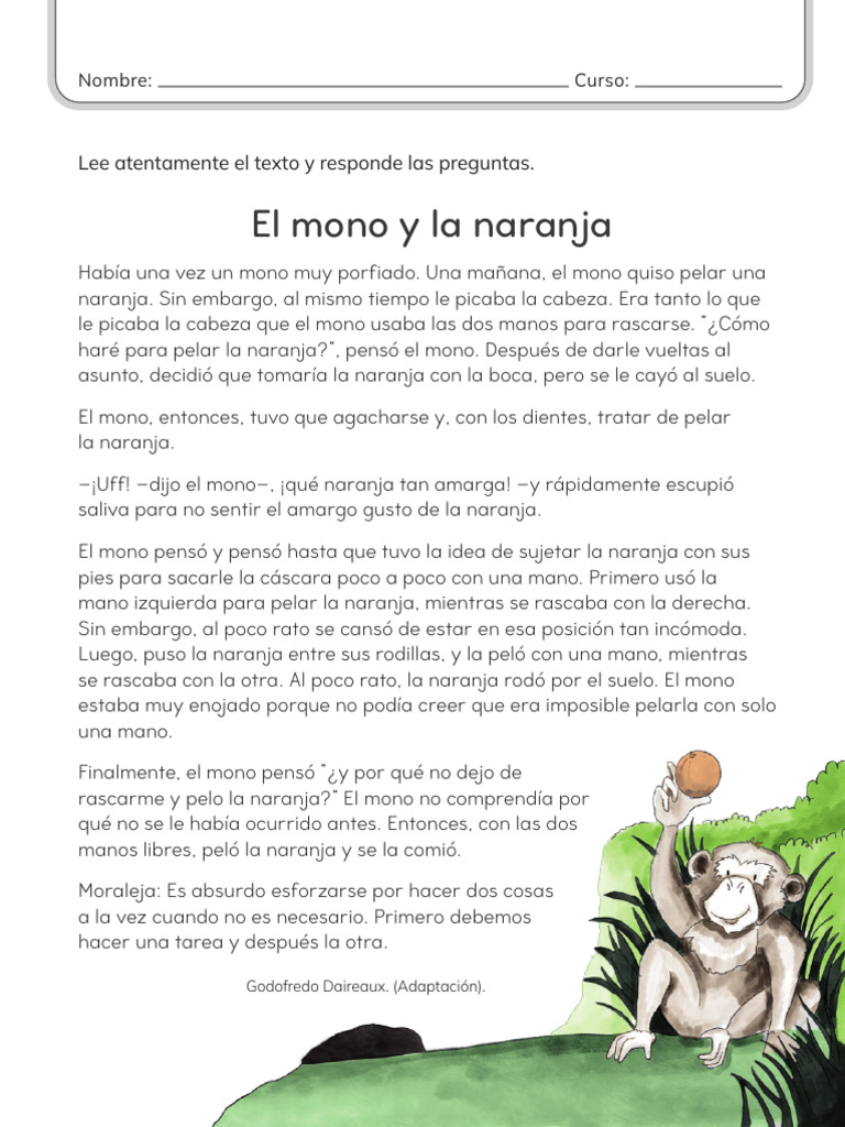 Evaluacion 02 | PDF | Naranja)