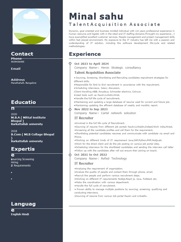 Black White Minimalist CV Resume | PDF | Recruitment | Linked In