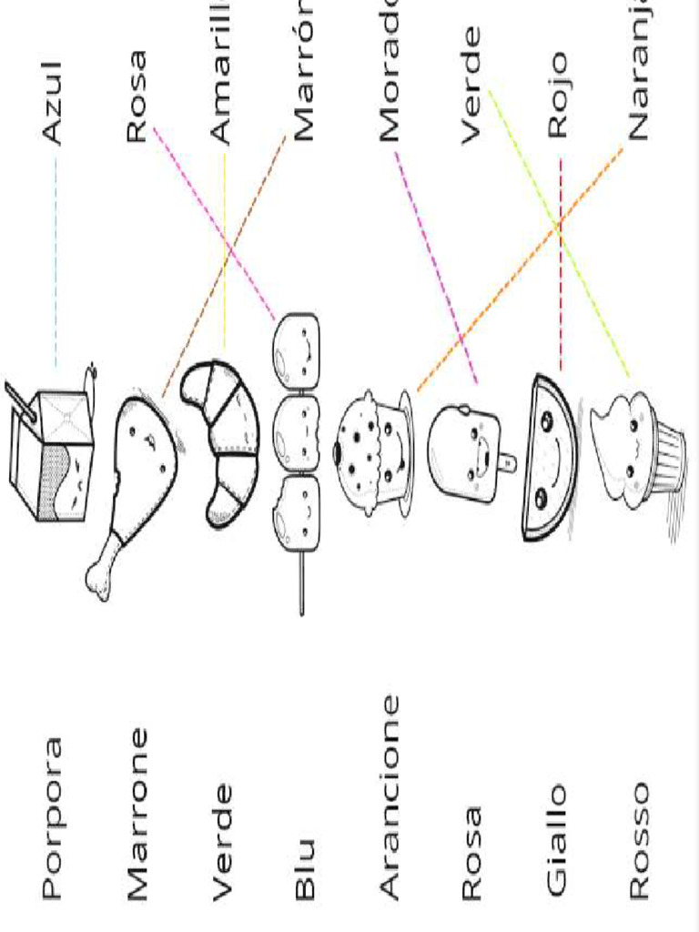 Juego para Aprender Los Colores en Italiano | PDF