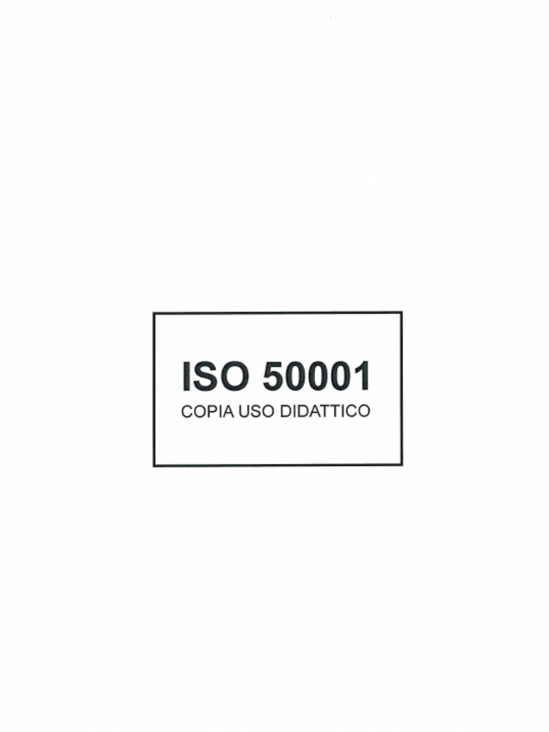 Iso 50001 | PDF