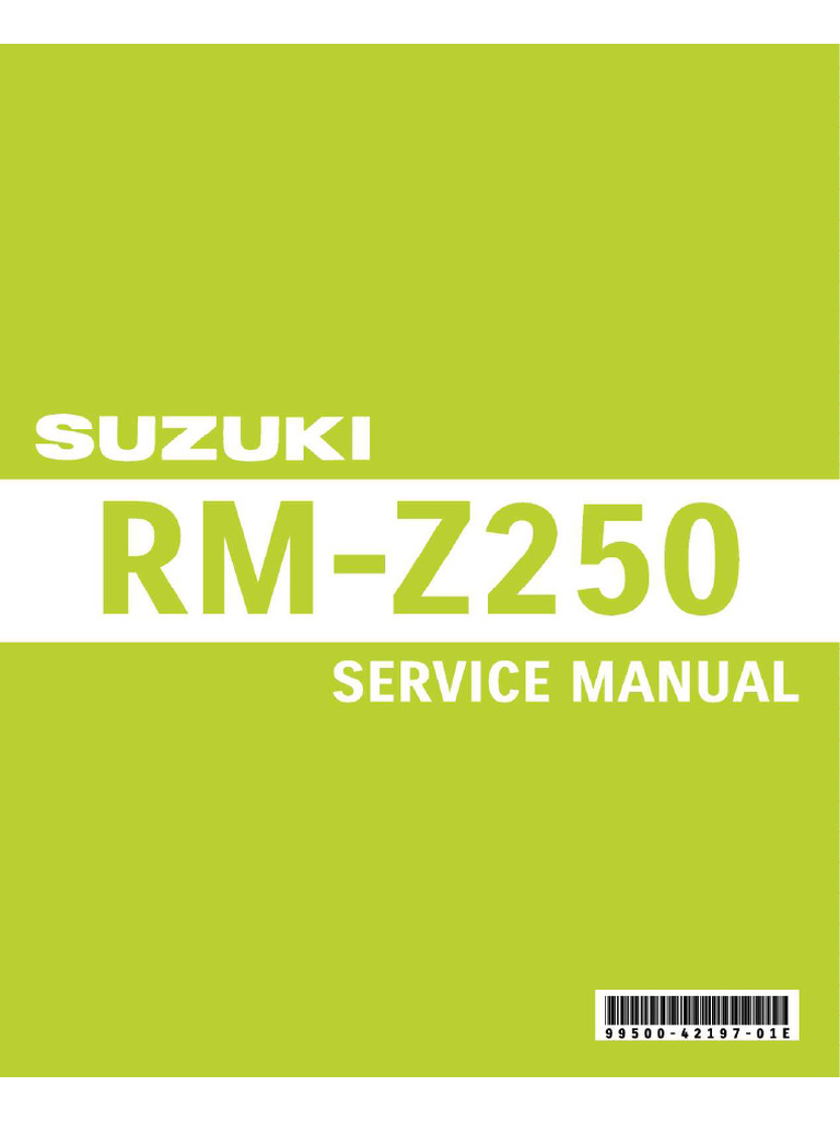 RMZ-250 2012 | PDF