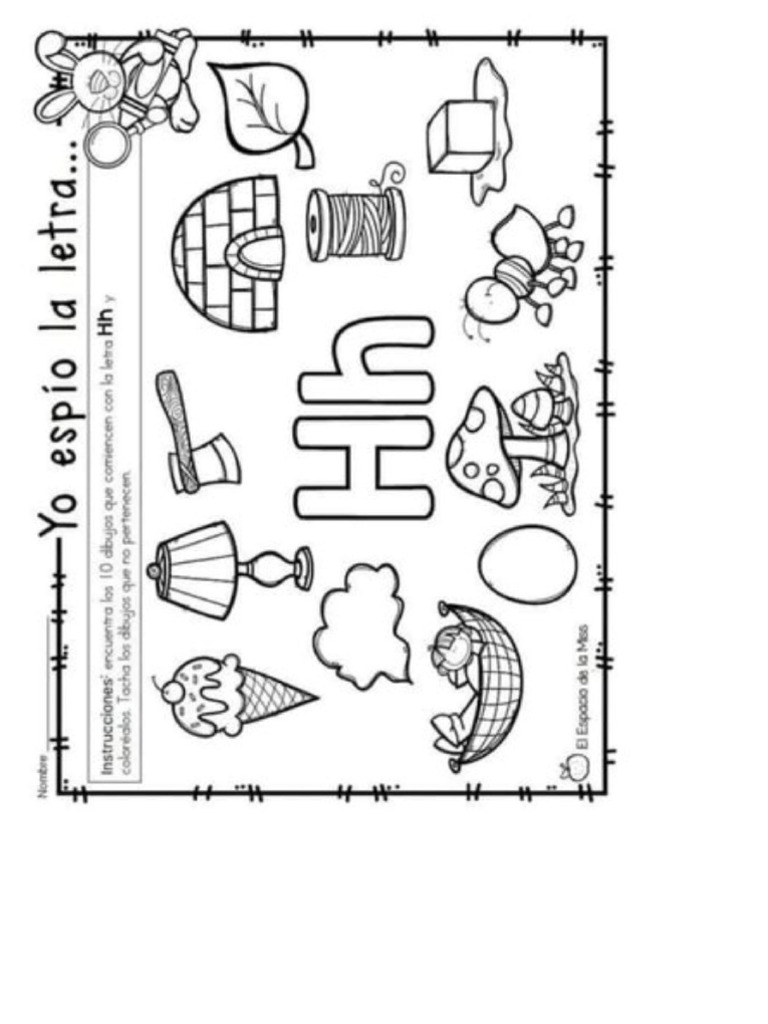 EJERCICIOS CON LA LETRA H | PDF
