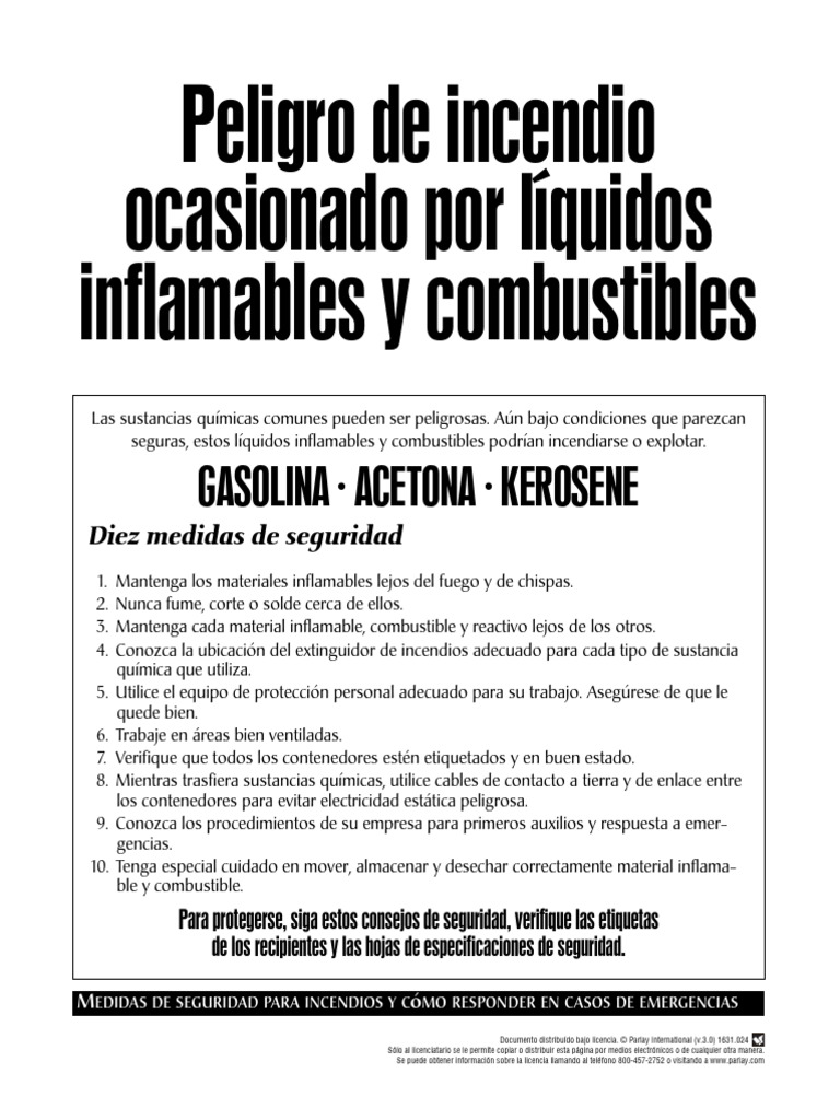 03 Inflamables Y Combustibles Pdf