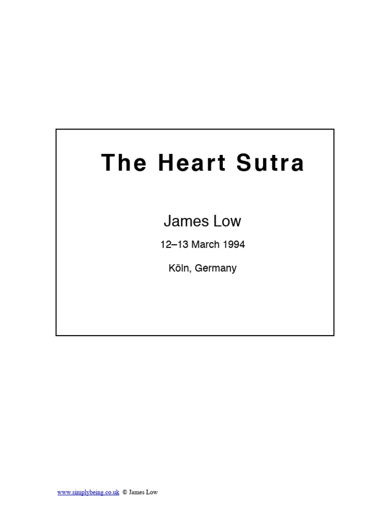 Heart Sutra | PDF | Mahayana | Vajrayana