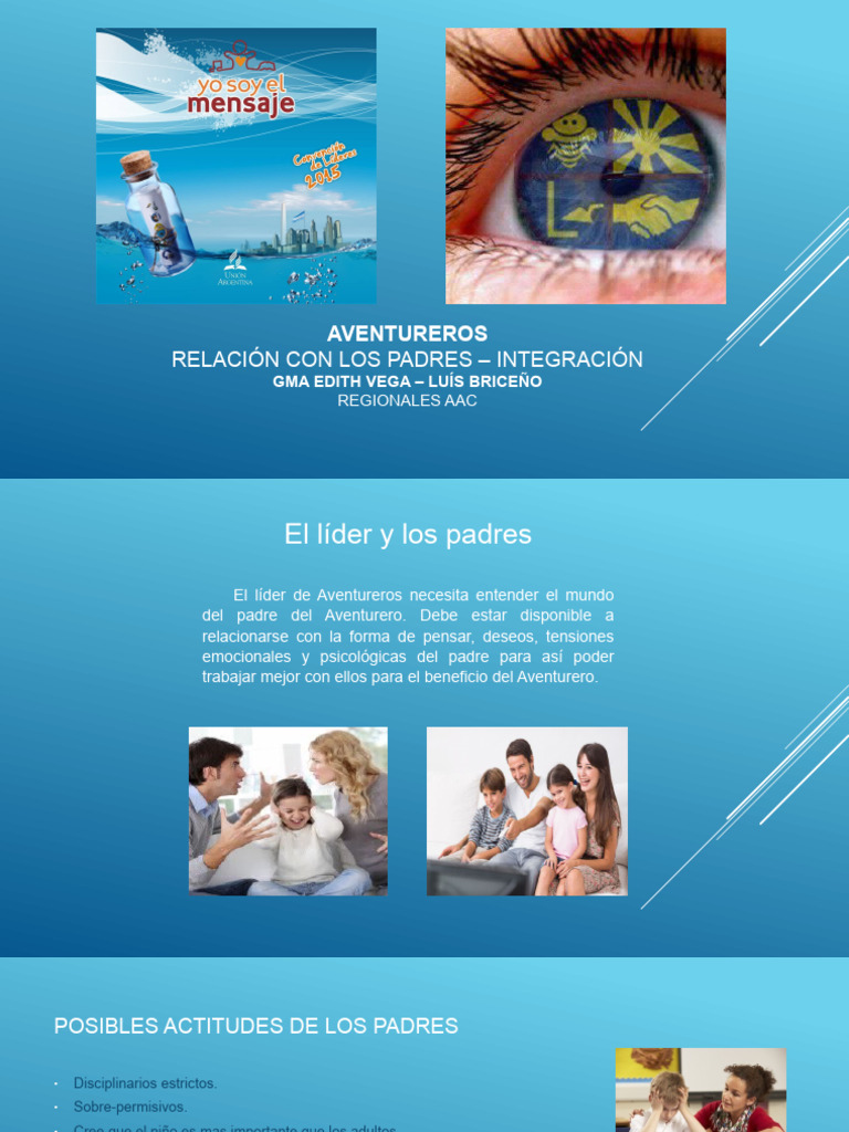 Relación Padres-Líderes en Aventureros | PDF | Salud y bienestar