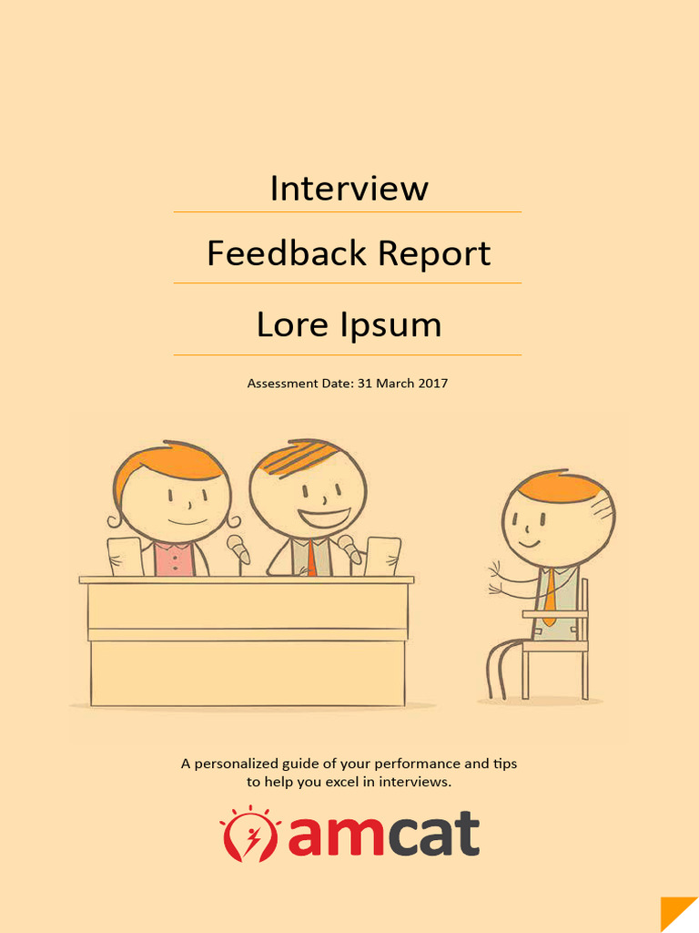 Candidate Interview Feedback Pdf Body Language Job Interview