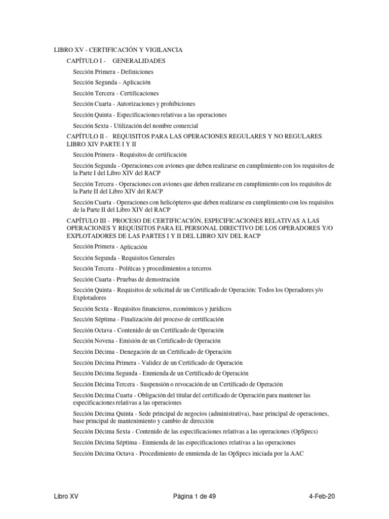 Libro XV GO 28954-A Res JD036 Del 12-Dic-2019 | PDF | Aeropuerto ...