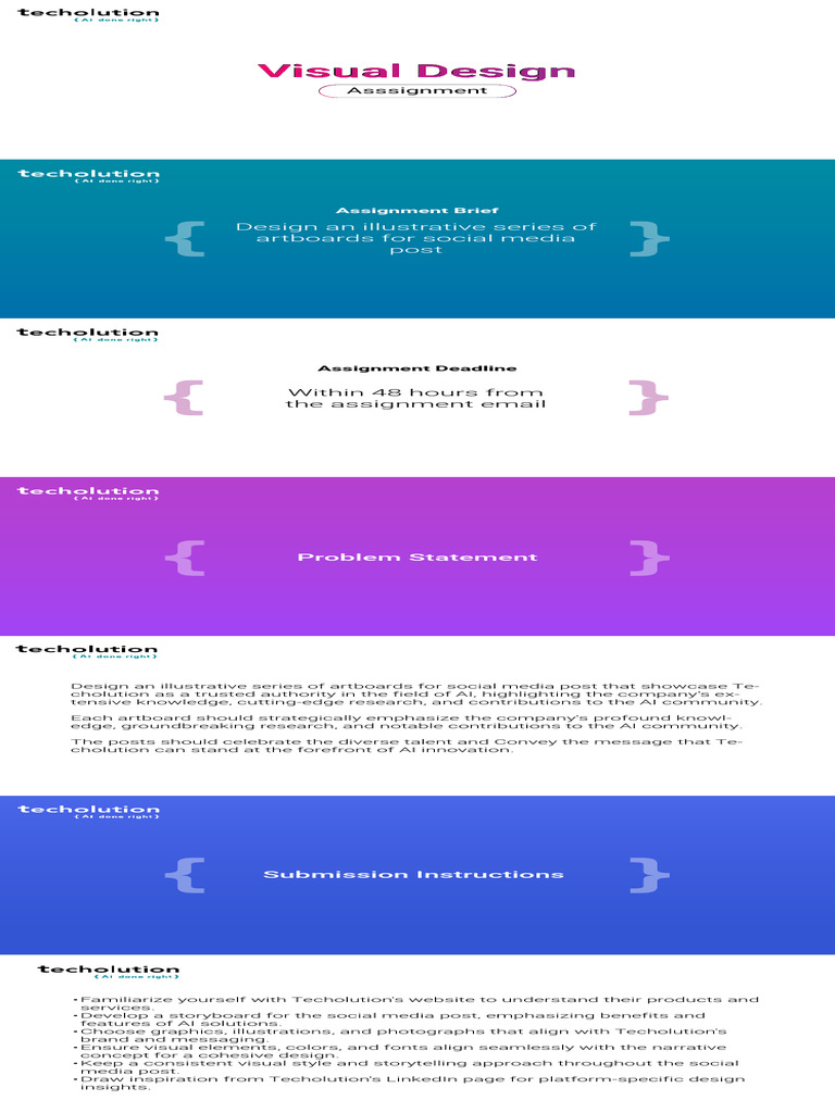 VIsual Design Assignment | PDF | Social Media | Popular Culture & Media Studies