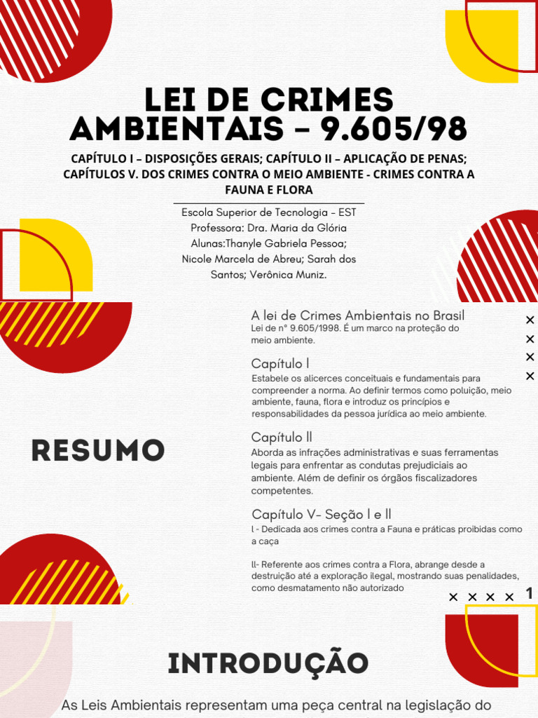 Apresentação Básica Moderna e Ilustrada Vermelho e Amarelo | PDF ...