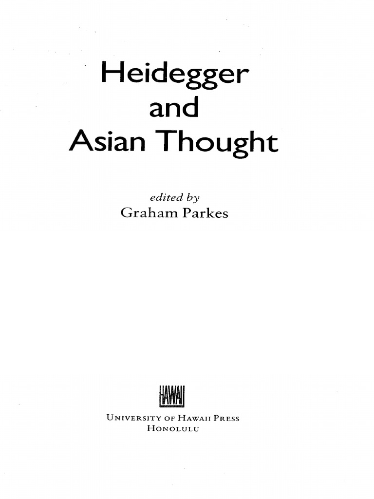 Graham Parkes (Ed.) - Heidegger and Asian Thought-University of Hawaii ...
