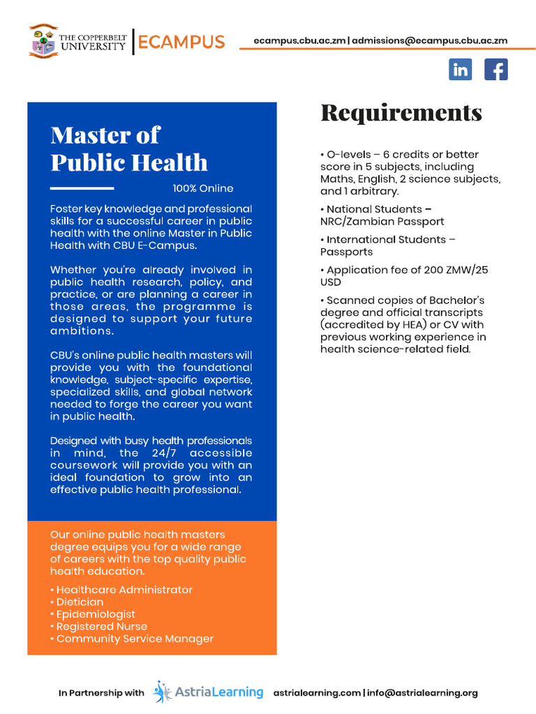 Master of Public Health | PDF