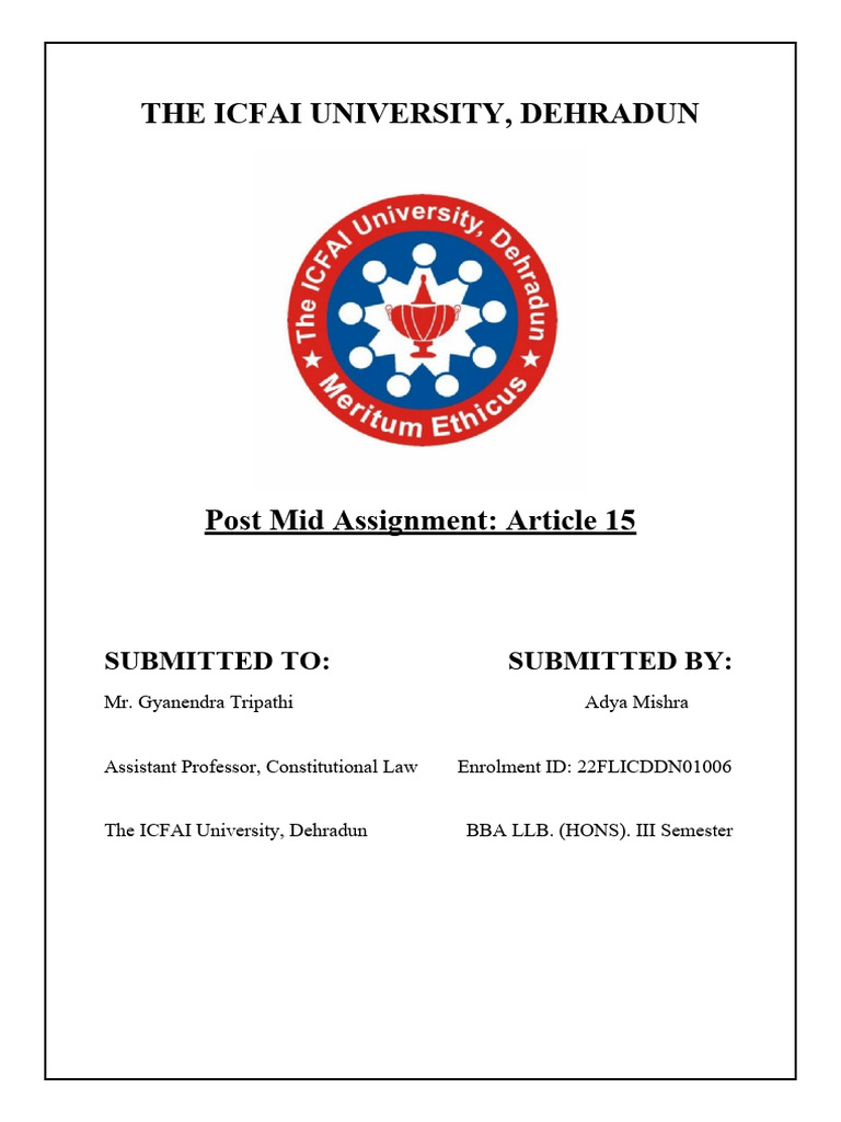 Understanding Article 15 of the Indian Constitution | PDF | Government ...