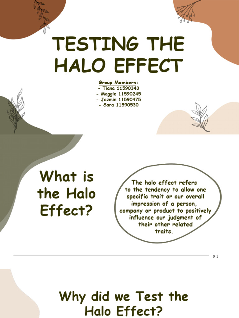 Halo Effect - Psychology | PDF | Psychology | Psychological Concepts